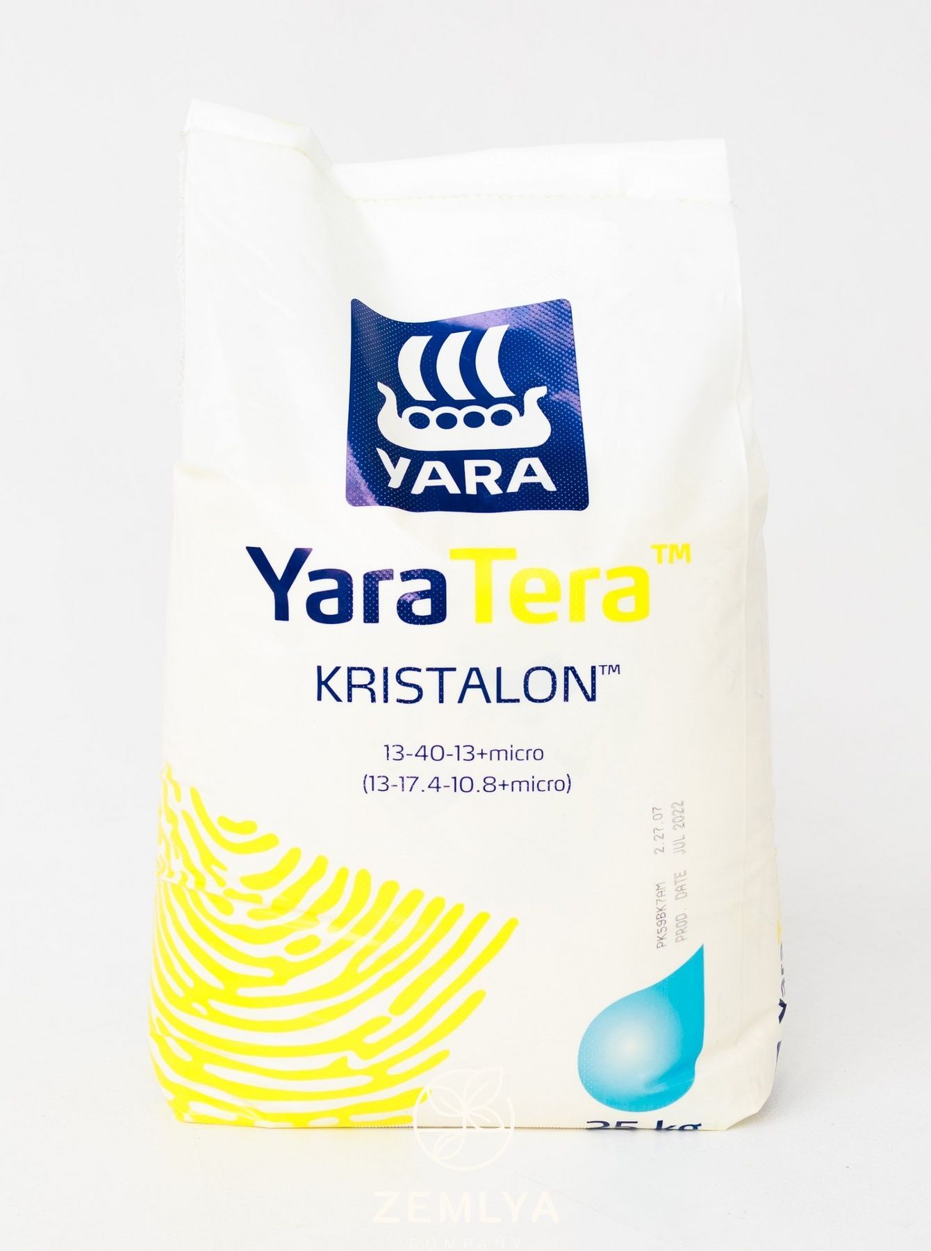 YaraTera Kristalon Yellow 13-40-13 – водорозчинне добриво Яра